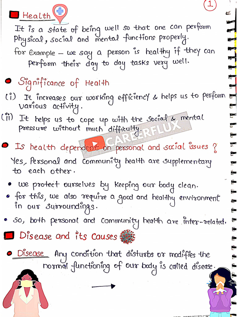 Why Do We Fall Ill Notes | PDF