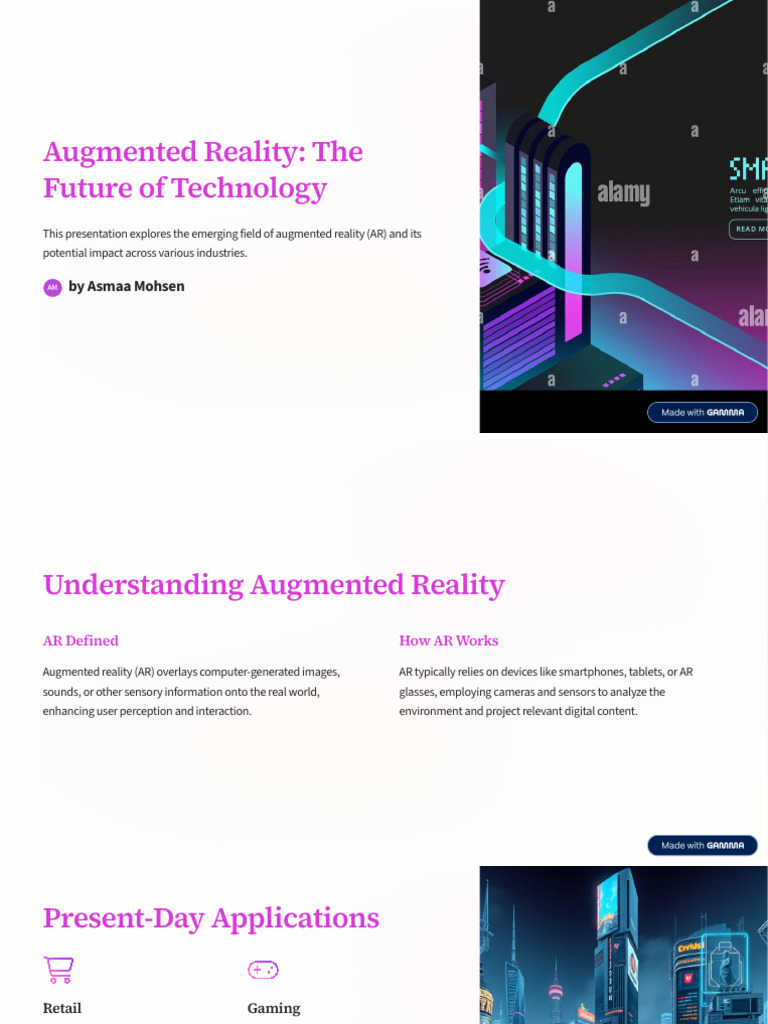 Future Impact of Augmented Reality | PDF | Augmented Reality | Virtual ...