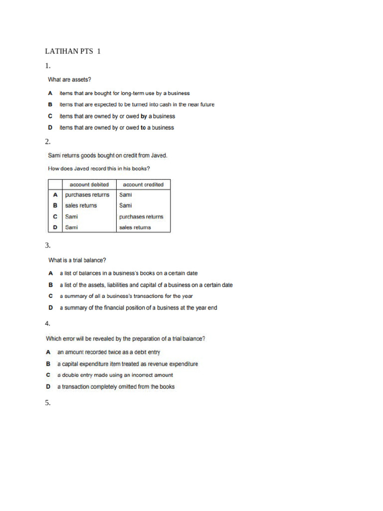 Latihan PTS X SOC 1 | PDF