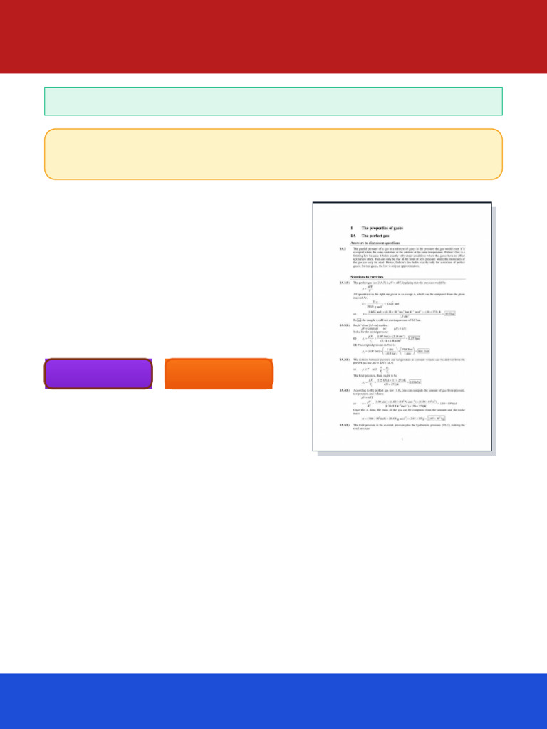 Student solutions manual to accompany Atkins physical chemistry 10th ...