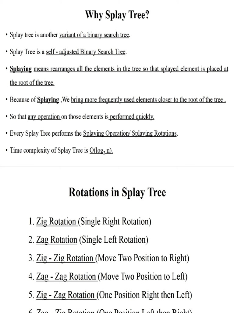 Splay Tree | PDF