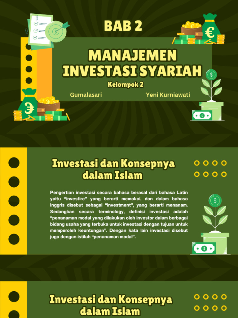 Manajemen Investasi Syariah: Konsep dan Tujuan | PDF