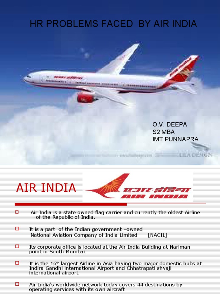 HR Problems Faced by Air India: O.V. Deepa S2 Mba Imt Punnapra | PDF ...