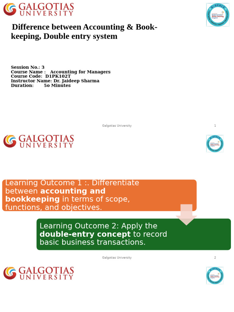 Lecture 3 PPT Final | PDF | Bookkeeping | Accounting