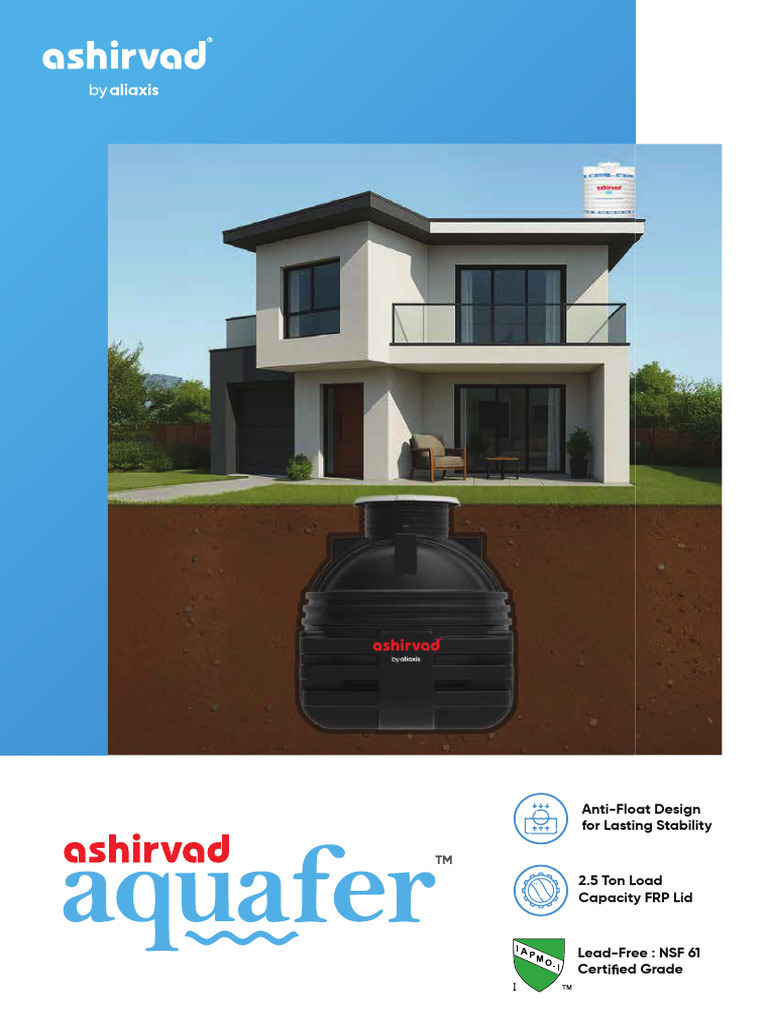 25 336 Ashirvad Aquafer Brochure v2a | PDF | Concrete | Water