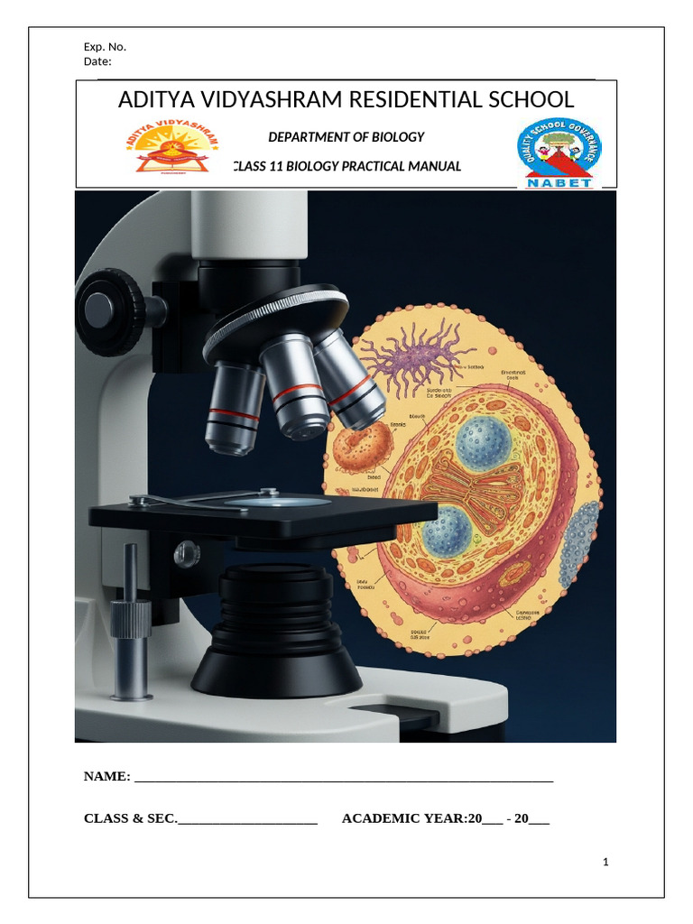 Class 11 Biology Practical Manual | PDF | Petal | Plants