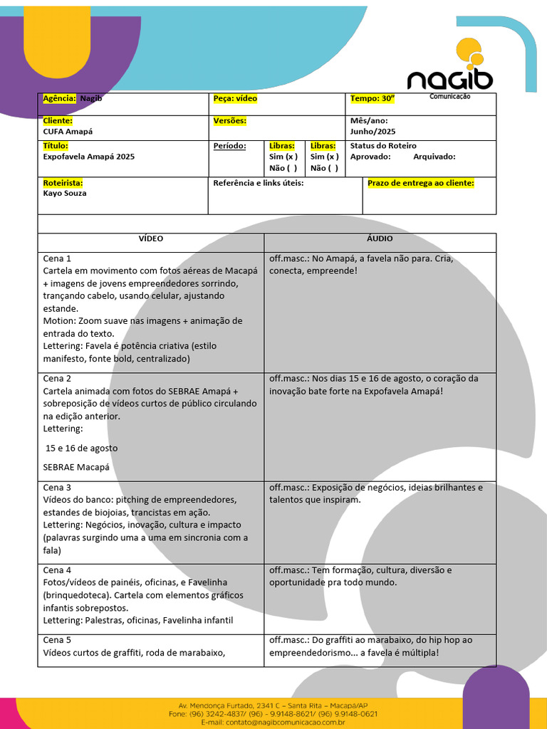 CUFA Amapá_Expofavela Amapá 2025_30". v2 | PDF