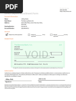 SoFi Direct Deposit Enrollment Form | PDF | Personal Finance | Banking