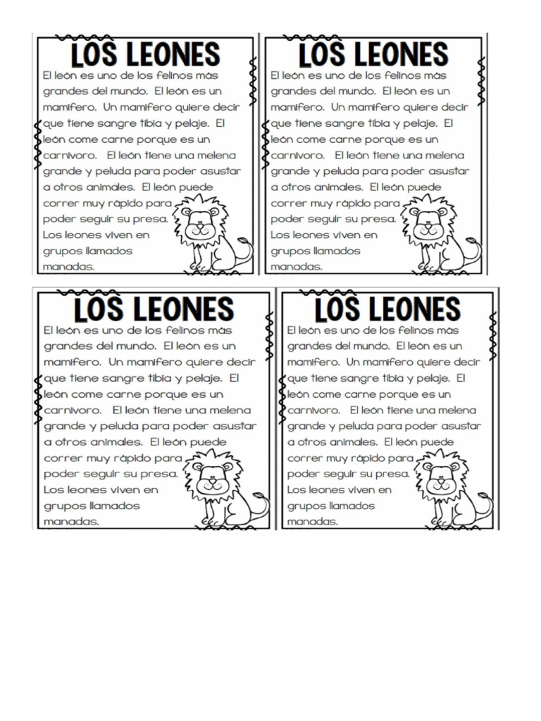 Tablas Informativas | PDF