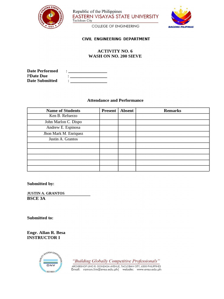 Sieve Analysis: Wash on No. 200 Sieve | PDF