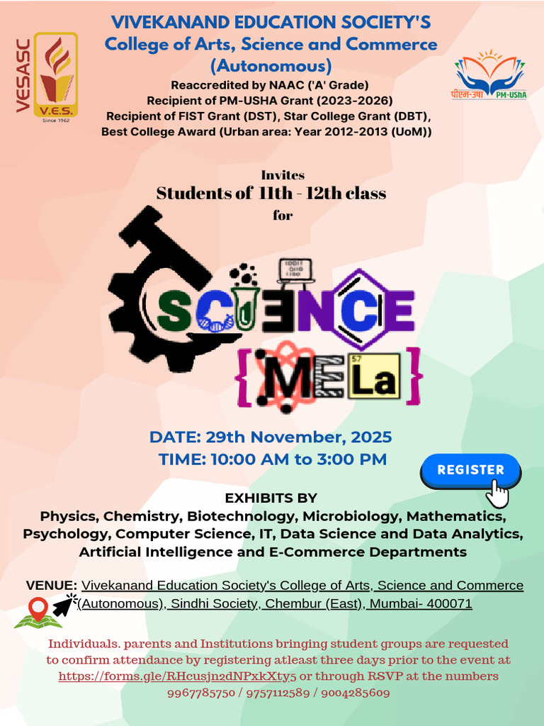 College Science Exhibition Invitation | PDF
