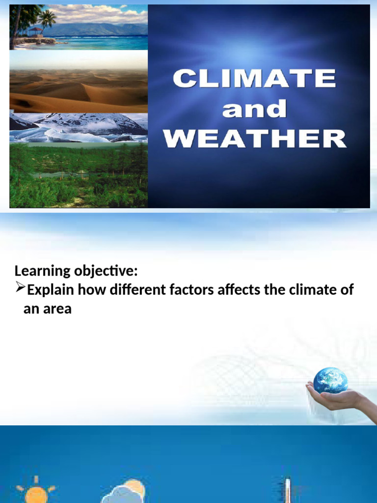 Climate-and-weather | PDF