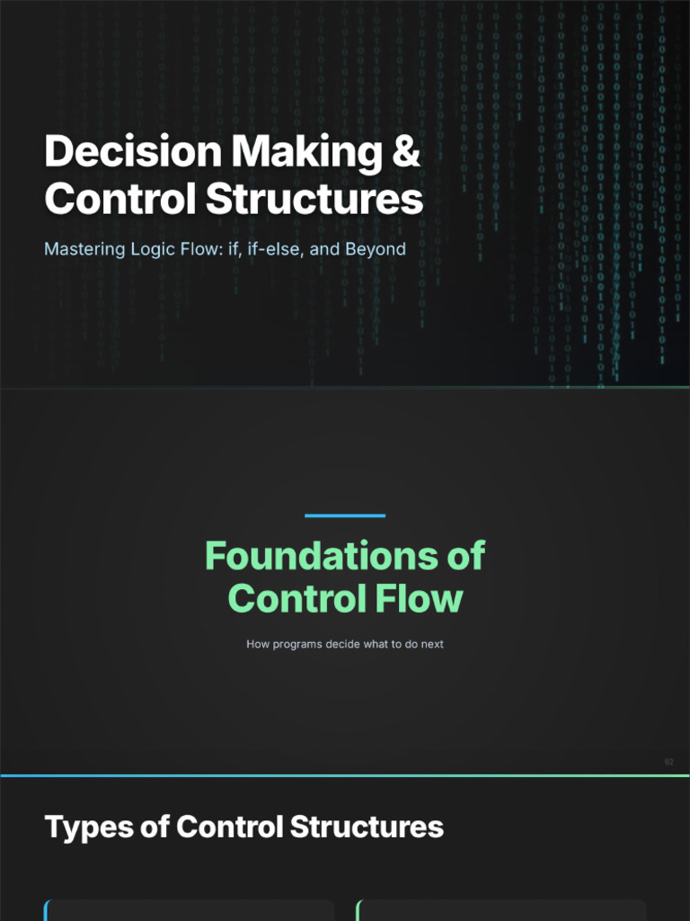 Decision Making in Programming | PDF