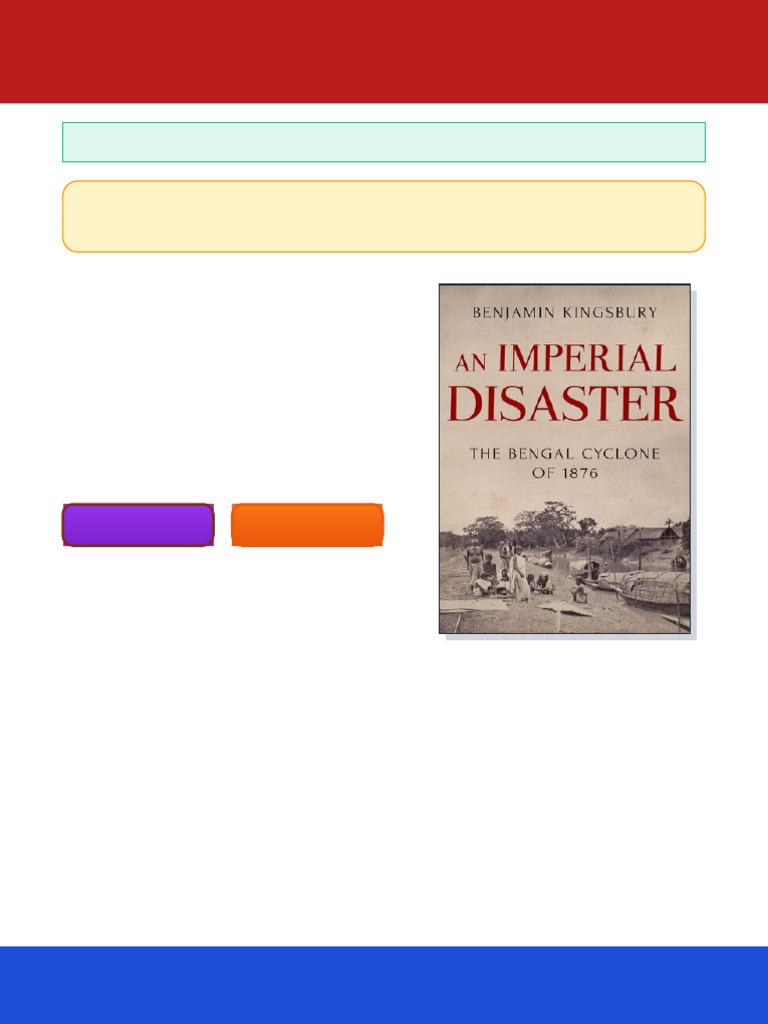 An Imperial Disaster: The Bengal Cyclone of 1876 Benjamin Kingsbury ...