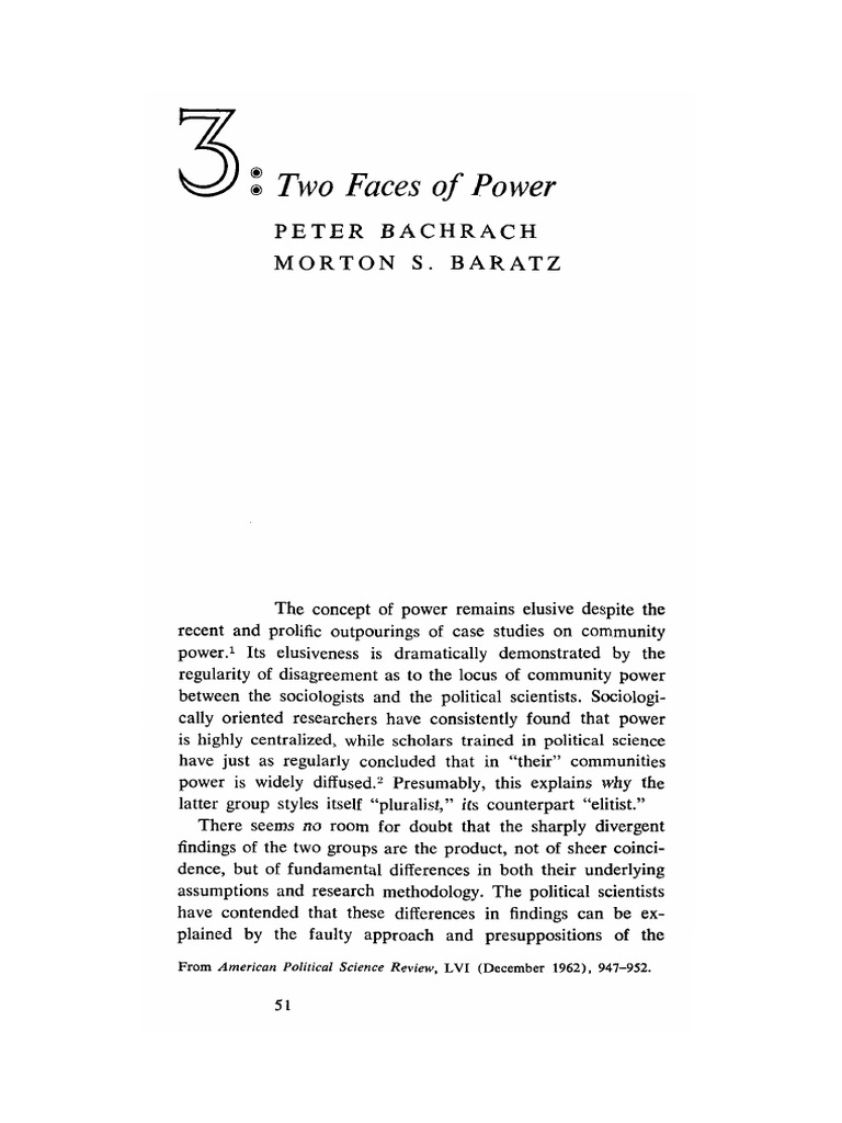 Two Faces of Power_copy | PDF | Knowledge | Bias