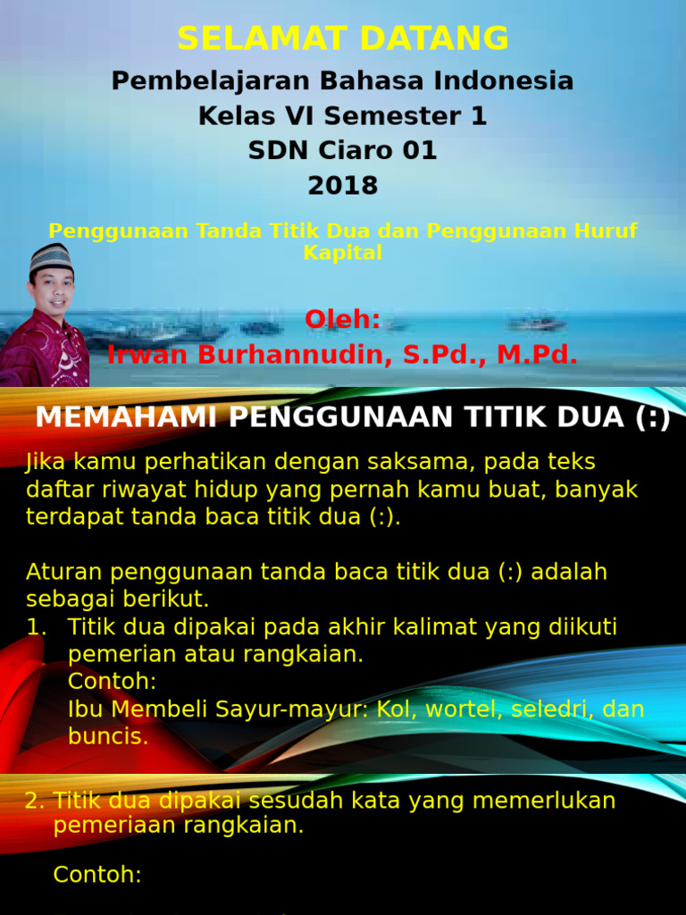 Panduan Tanda Baca dan Huruf Kapital | PDF