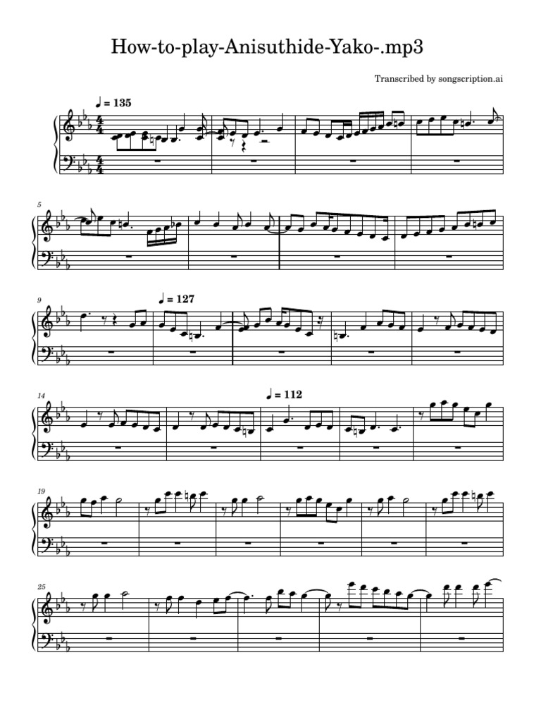 How To Play Anisuthide Yako Indu Mungaru Male Song On Piano Keyboard | PDF