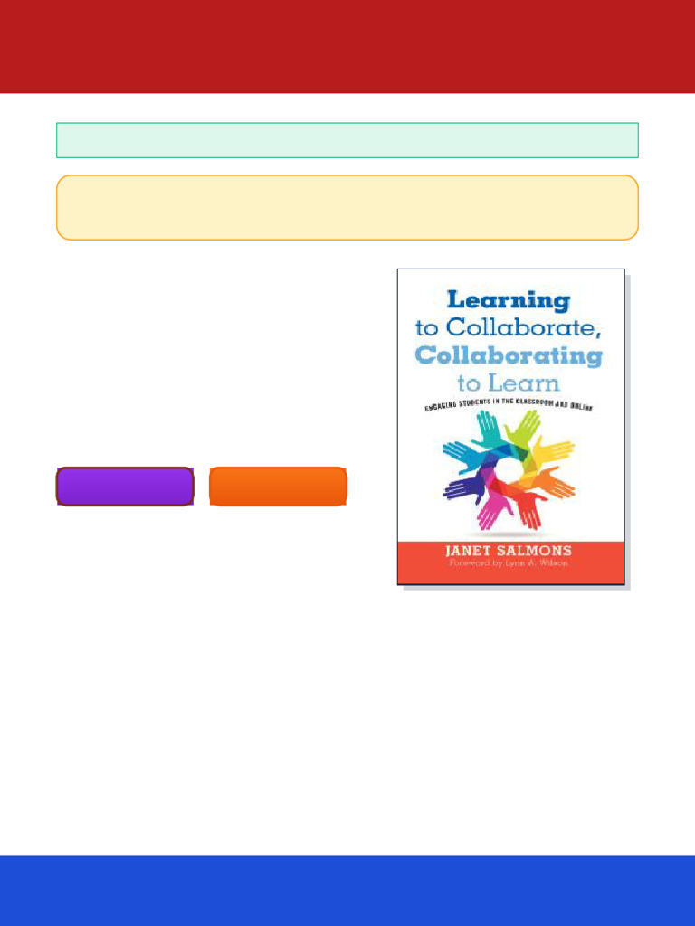 Learning To Collaborate Collaborating To Learn Engaging Students in The ...