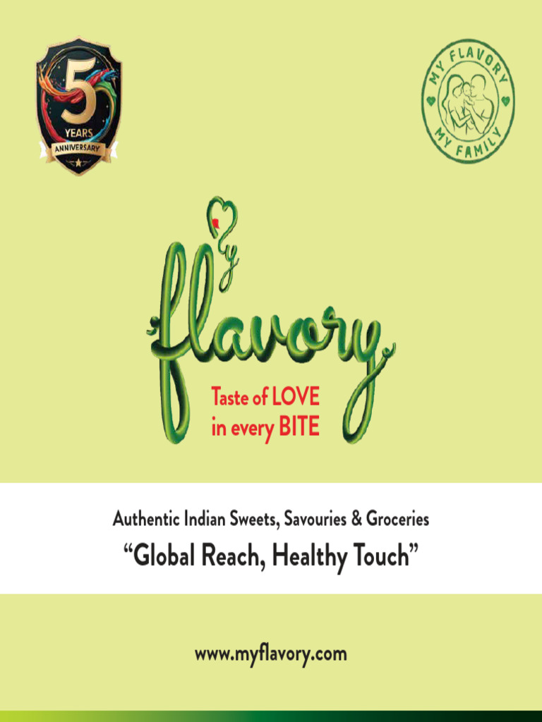 Flavory Brochure New | PDF | Foods | Cuisine