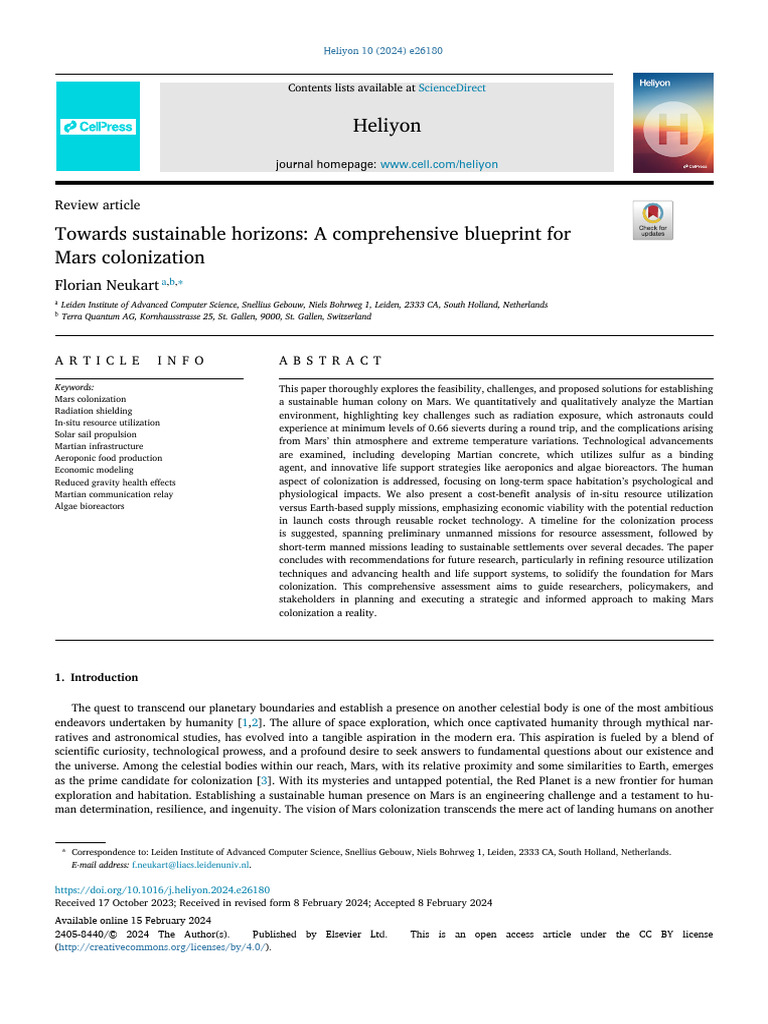 Neukart2024 - Towards Sustainable Horizons - A Comprehensive Blueprint ...