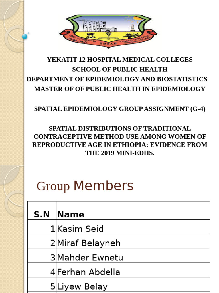 G4 Spatial Assignment PPT | PDF | Spatial Analysis | Family Planning