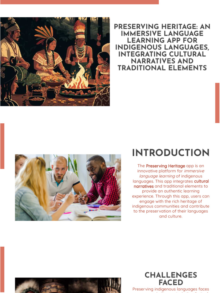 Immersive App for Indigenous Language Learning | PDF | Cultural ...