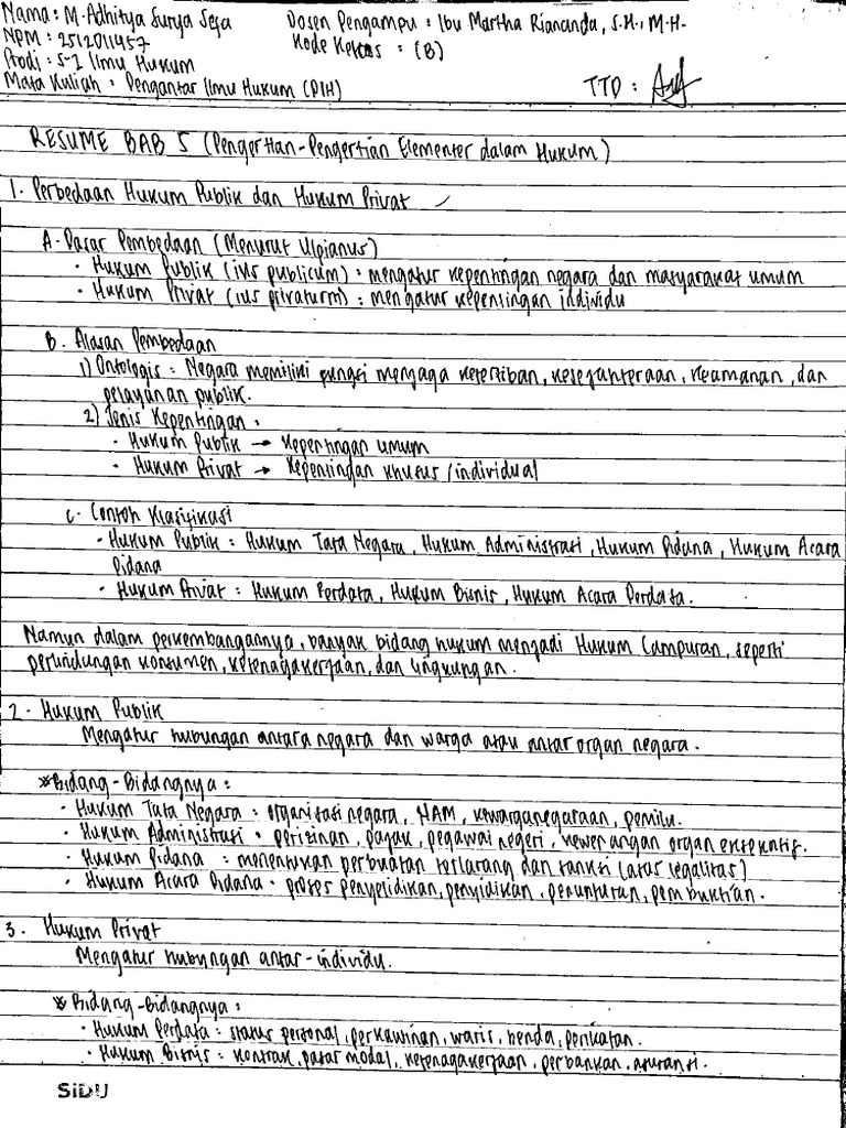 Tugas Resume_2512011457_M. Adhitya Surya Sefa | PDF