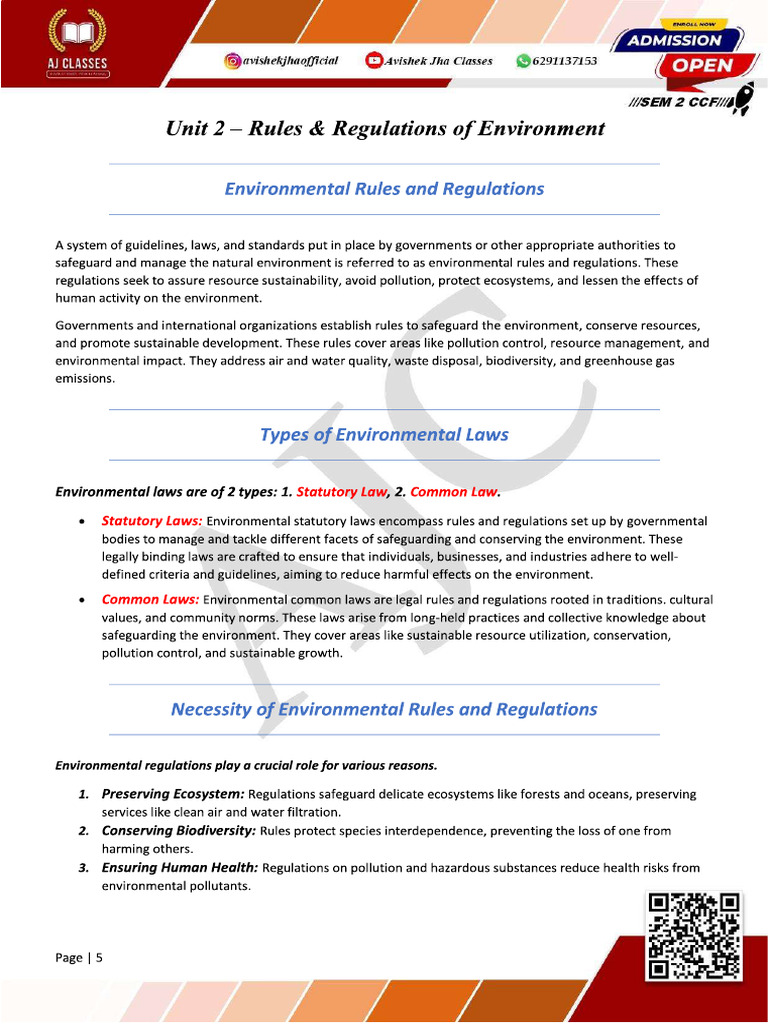Rules and Regulations | PDF