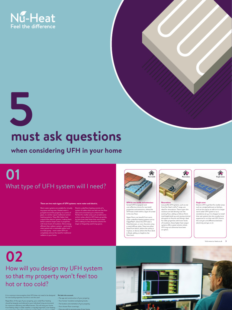Nu Heat 5 Must Ask Questions 2019 | PDF | Flooring | Thermodynamics