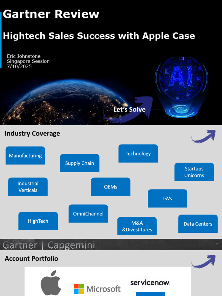 Gartner Sales Review Hightech Apple Singapore 2.0 | PDF | Cloud ...