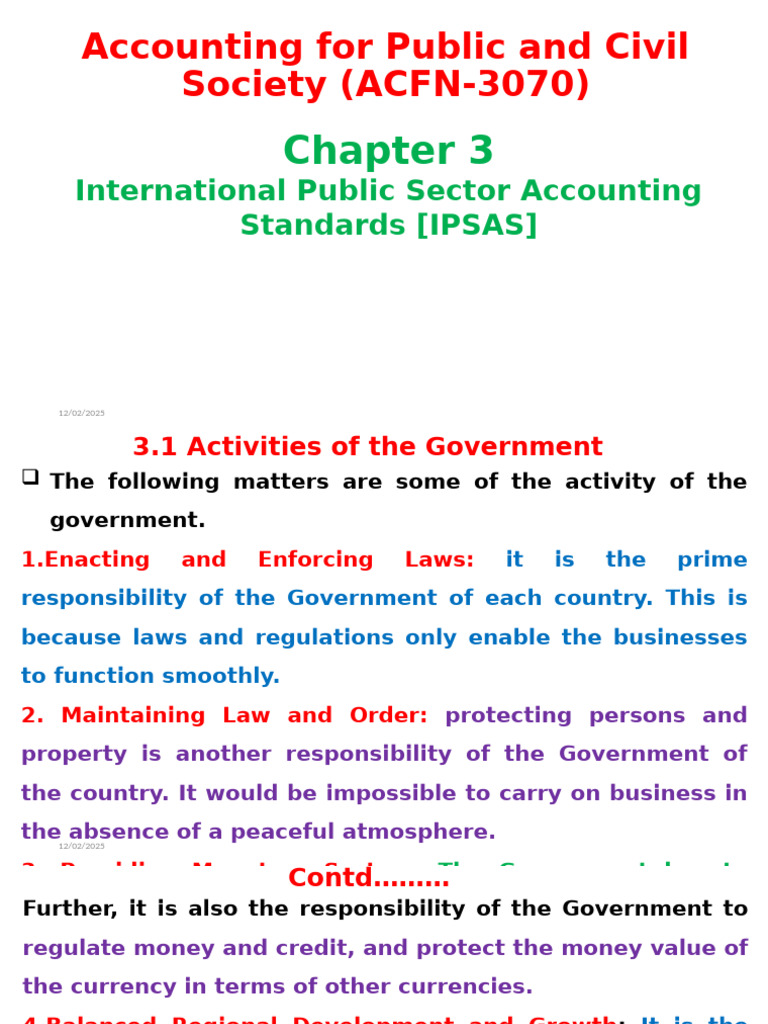 Public Chapter 3 (1) | PDF | Cash Flow Statement | Accounting