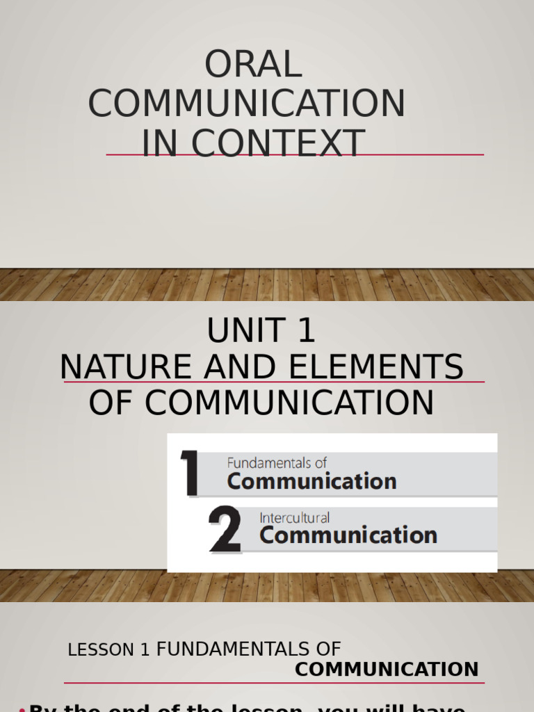 Oral Communication MODELS | PDF | Communication | Human Communication