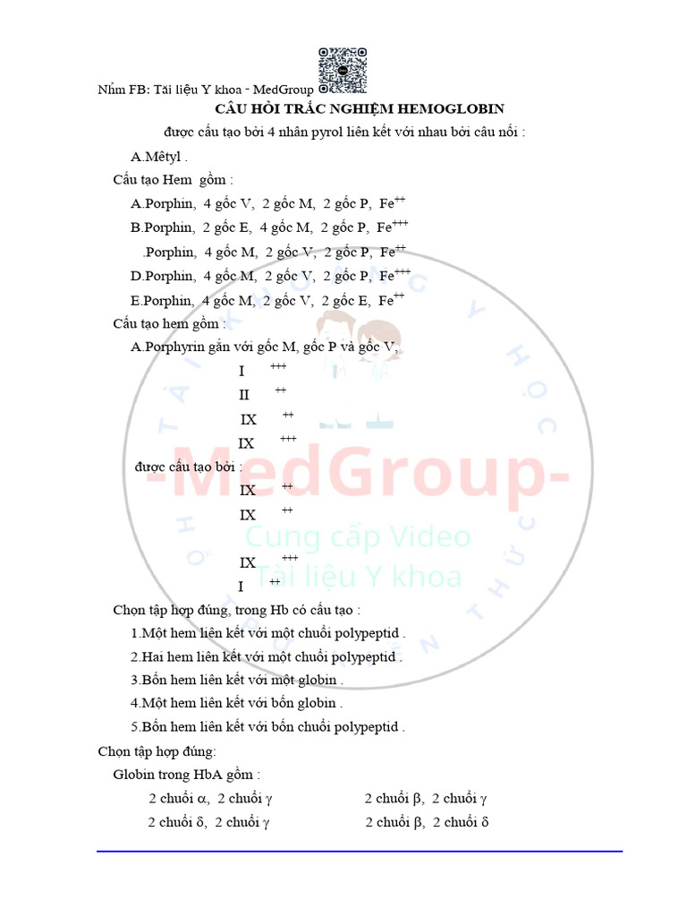 Test Hemoglobin | PDF