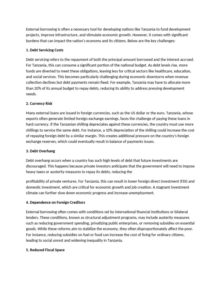 Debt Servici-WPS Office | PDF | Cost Of Living | Debt