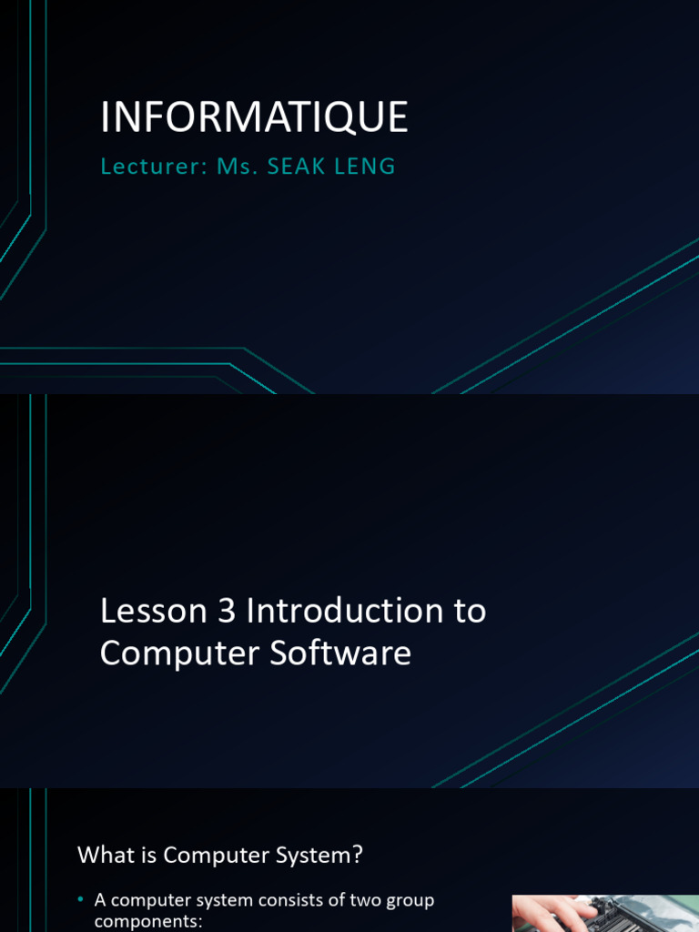 Introduction to Computer Software Basics | PDF | Operating System ...