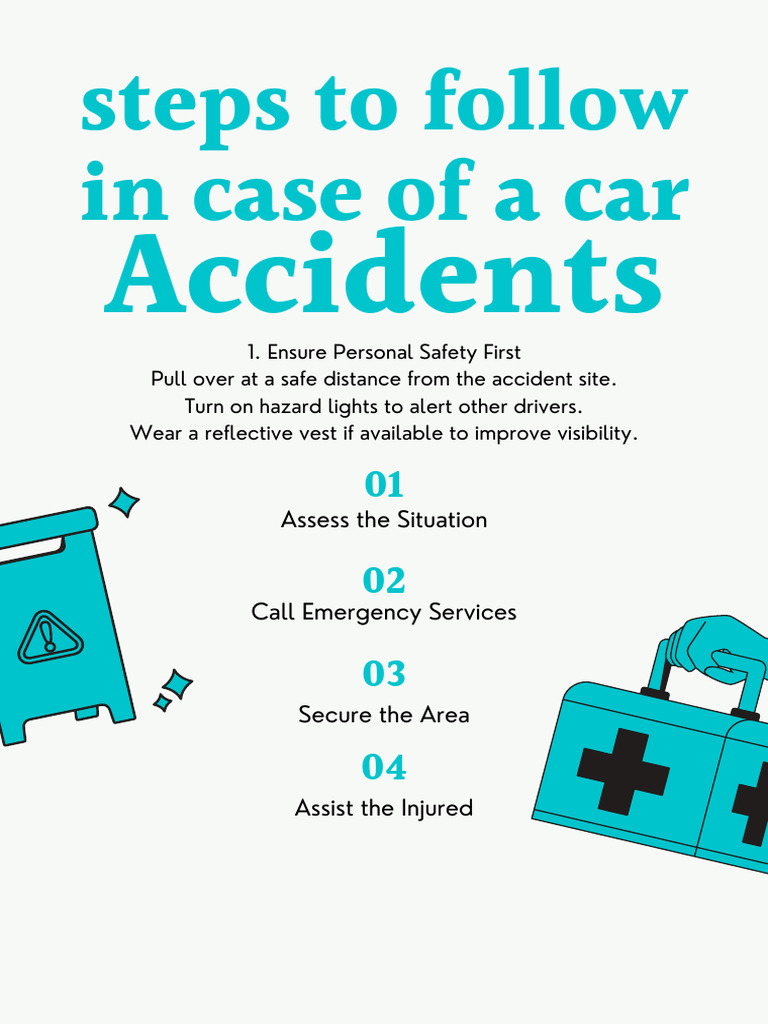 Teal Bold & Bright Workplace Health & Safety Accident Prevention Health ...