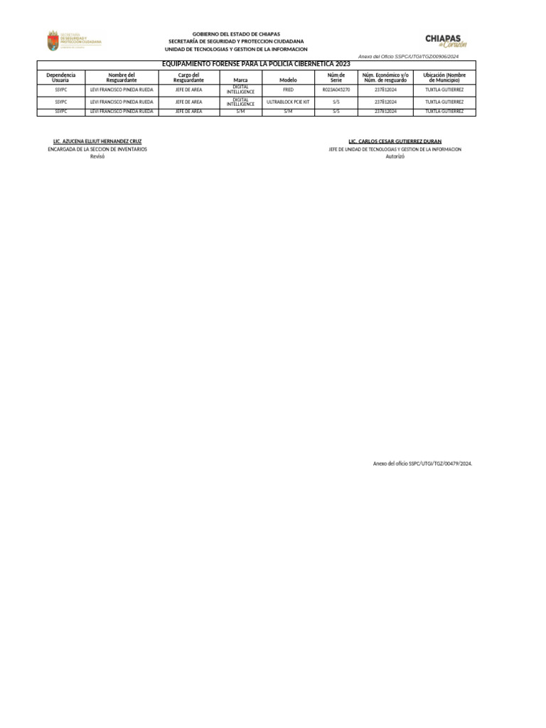 EQUIPAMIENTO FORENSE PARA LA POLICIA CIBERNETICA FASP 2023 | PDF
