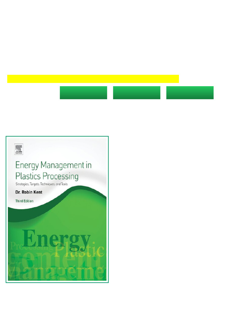 (Ebook) Energy Management in Plastics Processin: Strategies, Targets ...