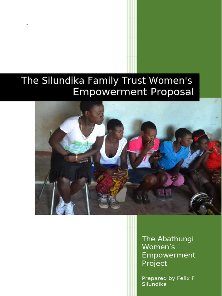 TGSCCC Womens Empowerment Proposal | PDF | Sewing