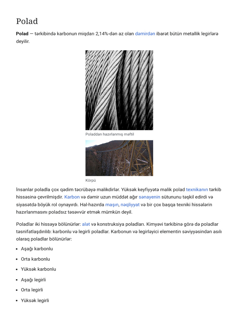 Polad - Vikipediya | PDF