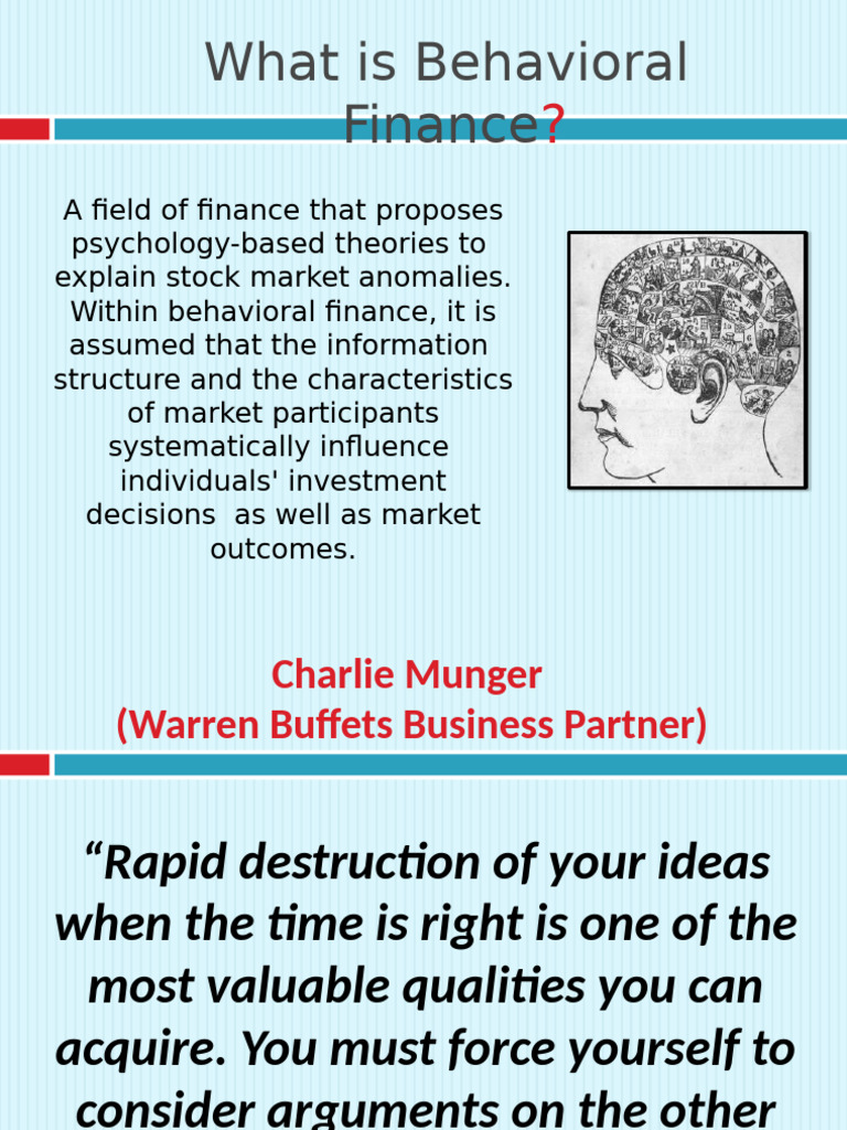 Behavioral Finance 2 | PDF | Behavioral Economics | Psychology