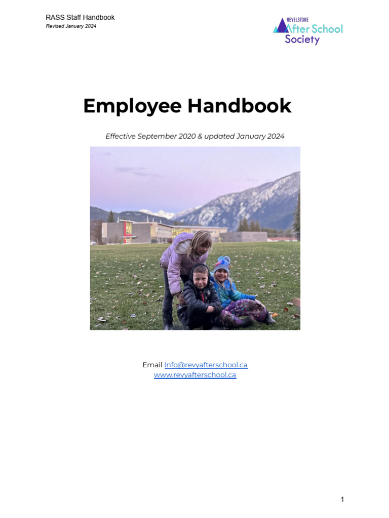 RASS Staff Handbook 2024 Edition | PDF | Bleach | Harassment