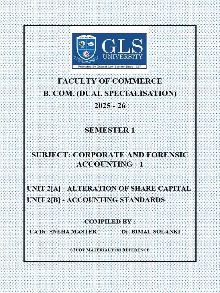 Corporate Acc - Unit 2 | PDF | Equity (Finance) | Preferred Stock
