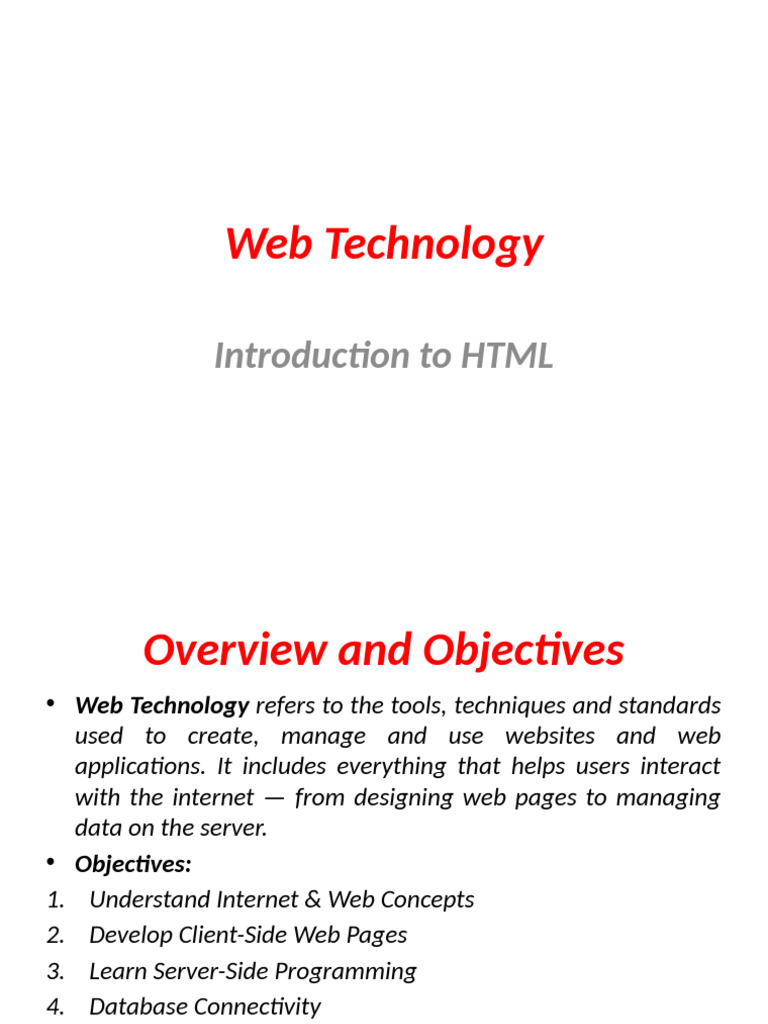 Web Technology - Module1 | PDF | World Wide Web | Internet & Web