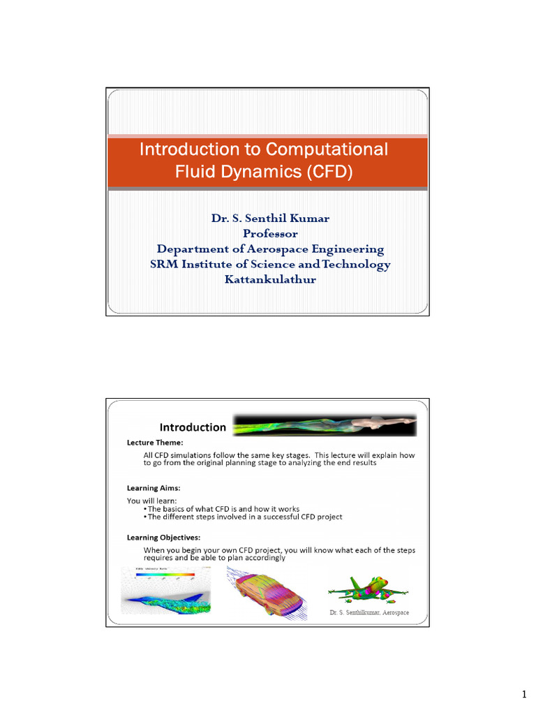 Unit1 M1 Introduction To CFD | PDF | Computational Fluid Dynamics ...
