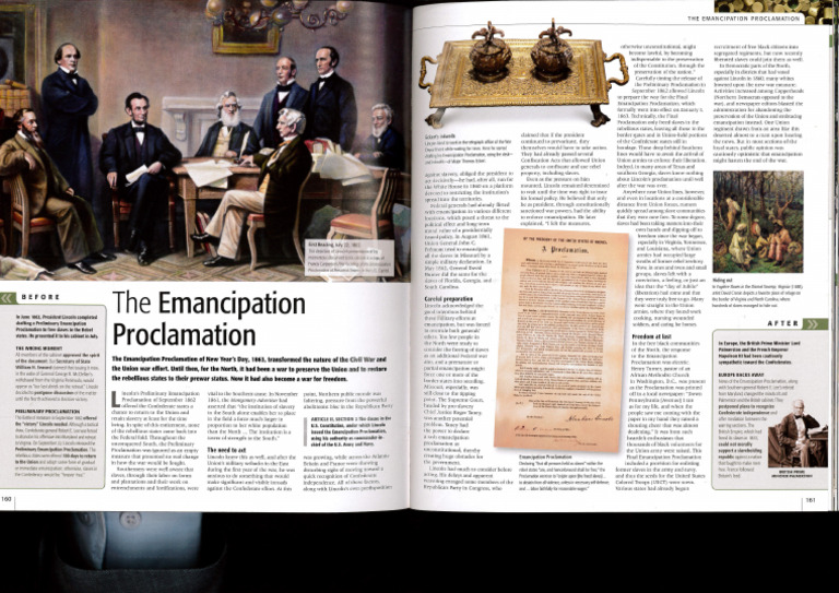 Summary Emancipation Proclamation | PDF
