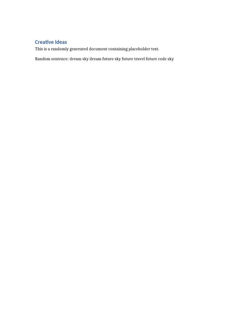 Random Doc 4 | PDF