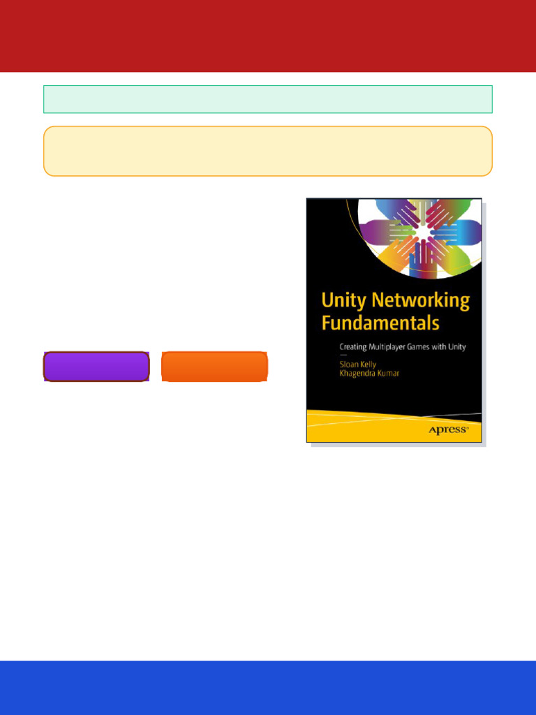 Unity Networking Fundamentals: Creating Multiplayer Games With Unity First Edition Sloan Kelly ...
