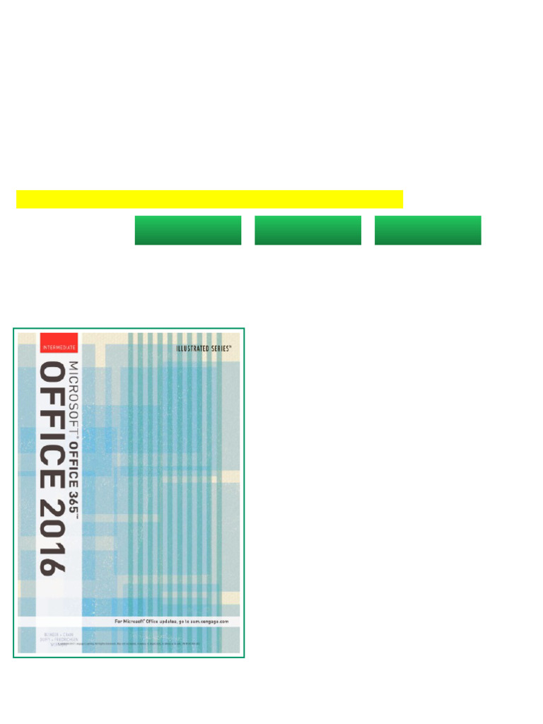 (Ebook) Illustrated Microsoft Office 365 & Office 2019 Intermediate by Jennifer Duffy, David W ...