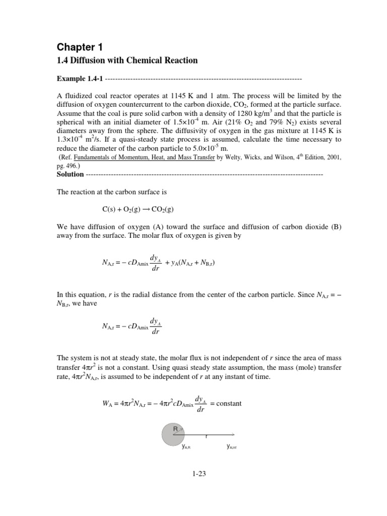 Chap1 4 | PDF | Diffusion | Reaction Rate